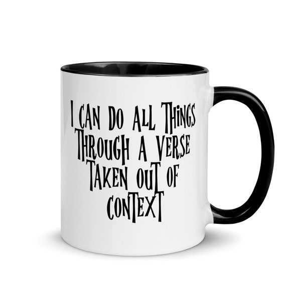 I Can Do All Things Through a Bible Verse Take Out of Context - Etsy