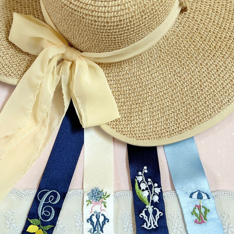 Embroidered Ribbon - Etsy