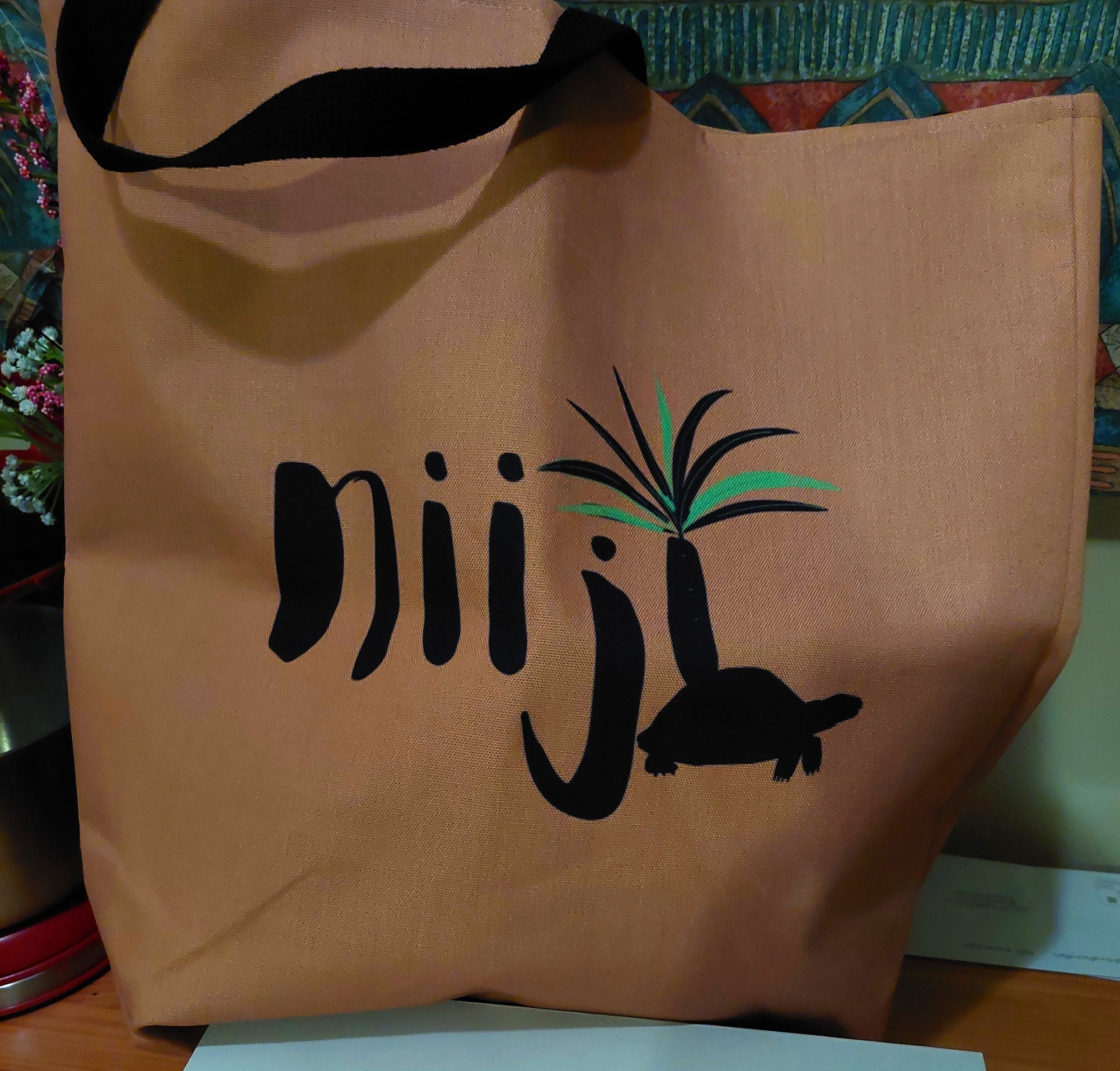 Aboriginal American Niiji Indigenous Amerindian Cultural Awareness Tote ...