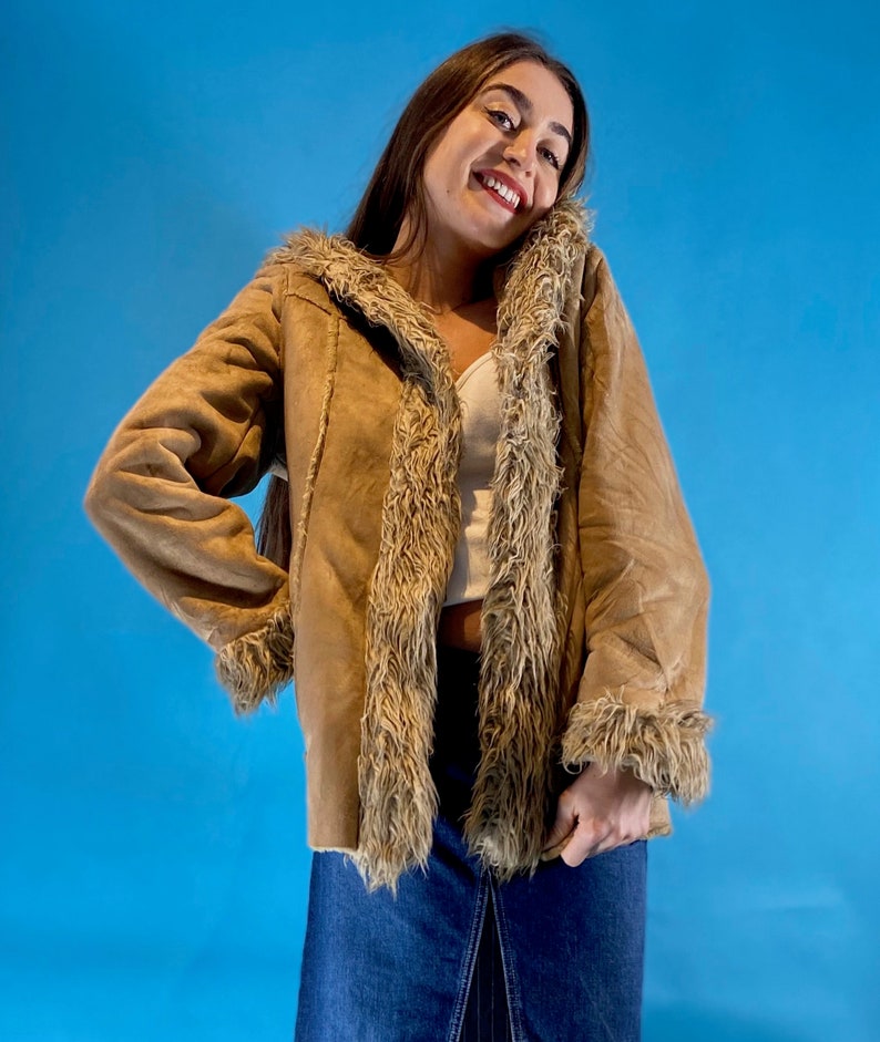 Y2K Vintage Short Afghan Penny Lane Coat. - Etsy