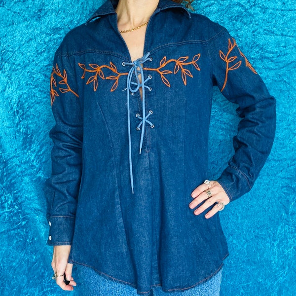 Denim Smock - Etsy UK