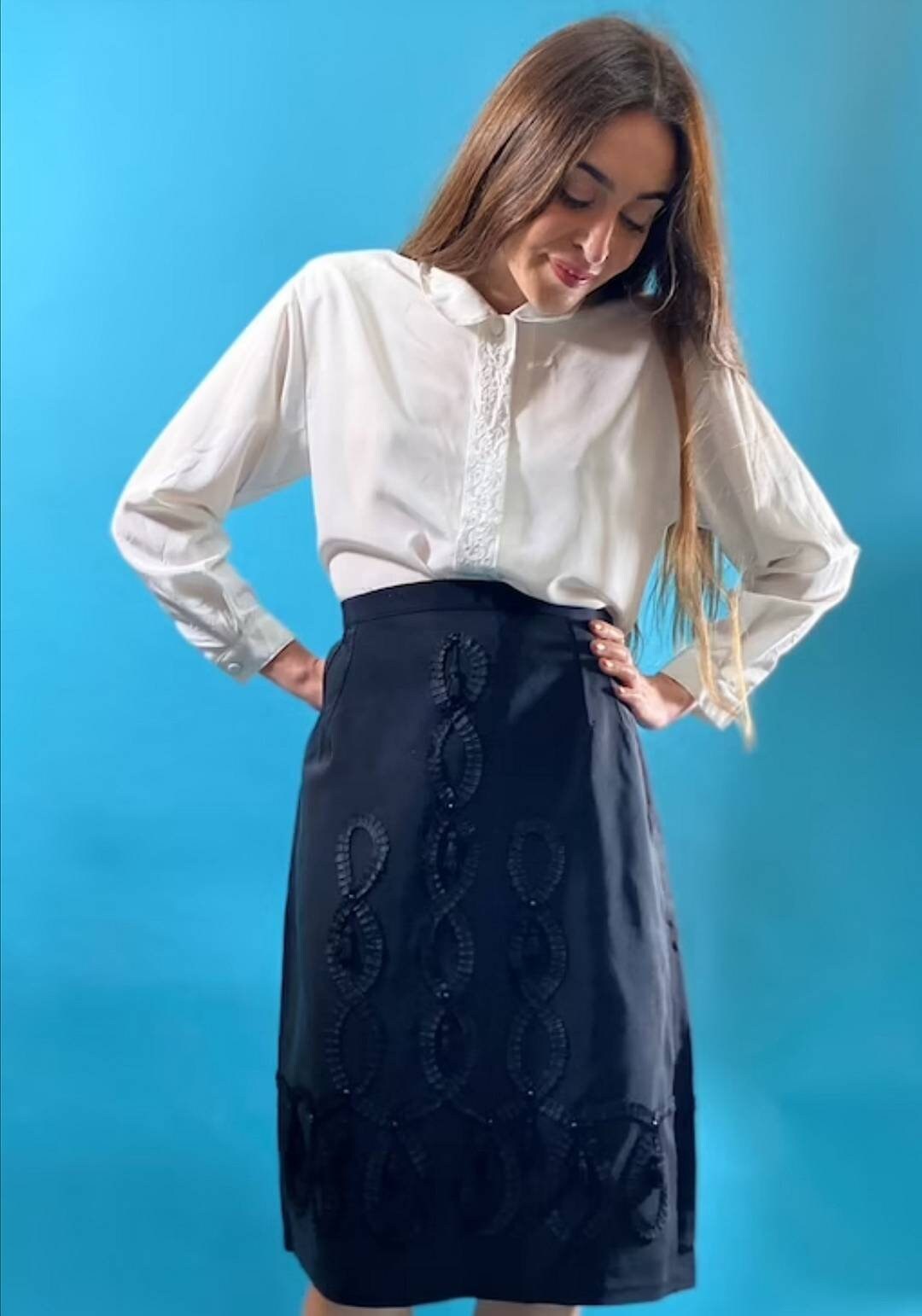 Vintage Skirt - Etsy