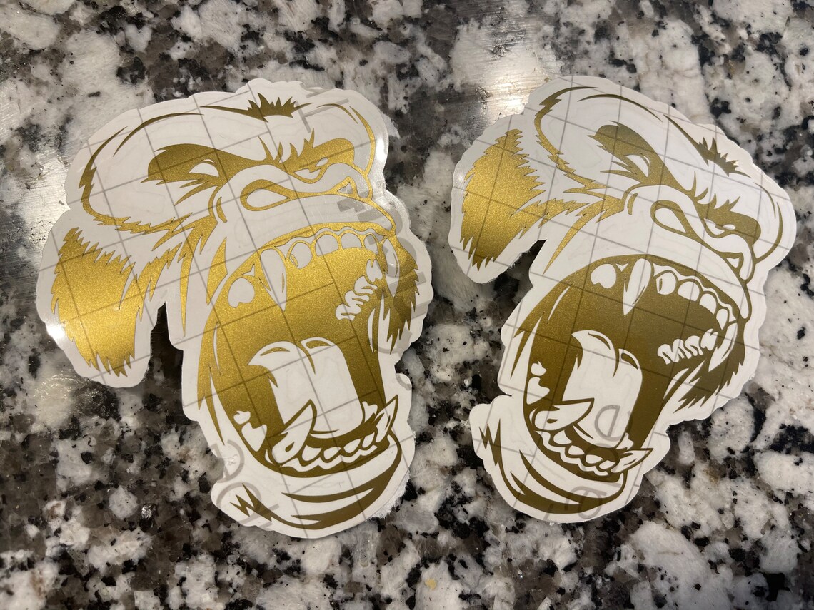 Angry Gorilla Vinyl Decal - Etsy