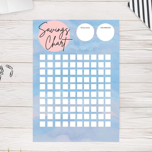 Saving Charts Free Printable - Etsy