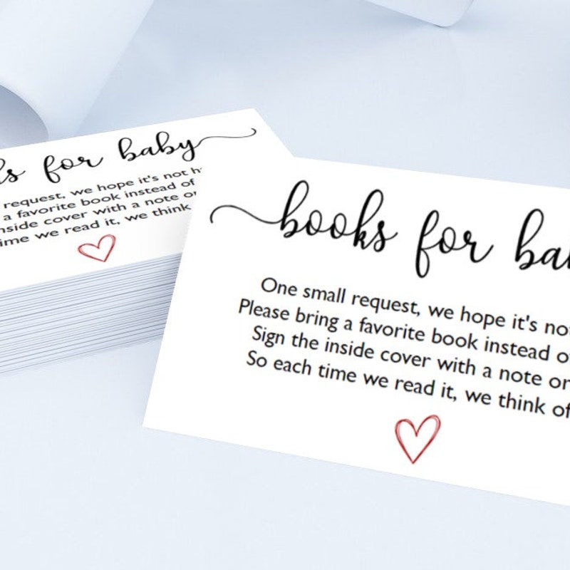Bring a Book Card - Etsy