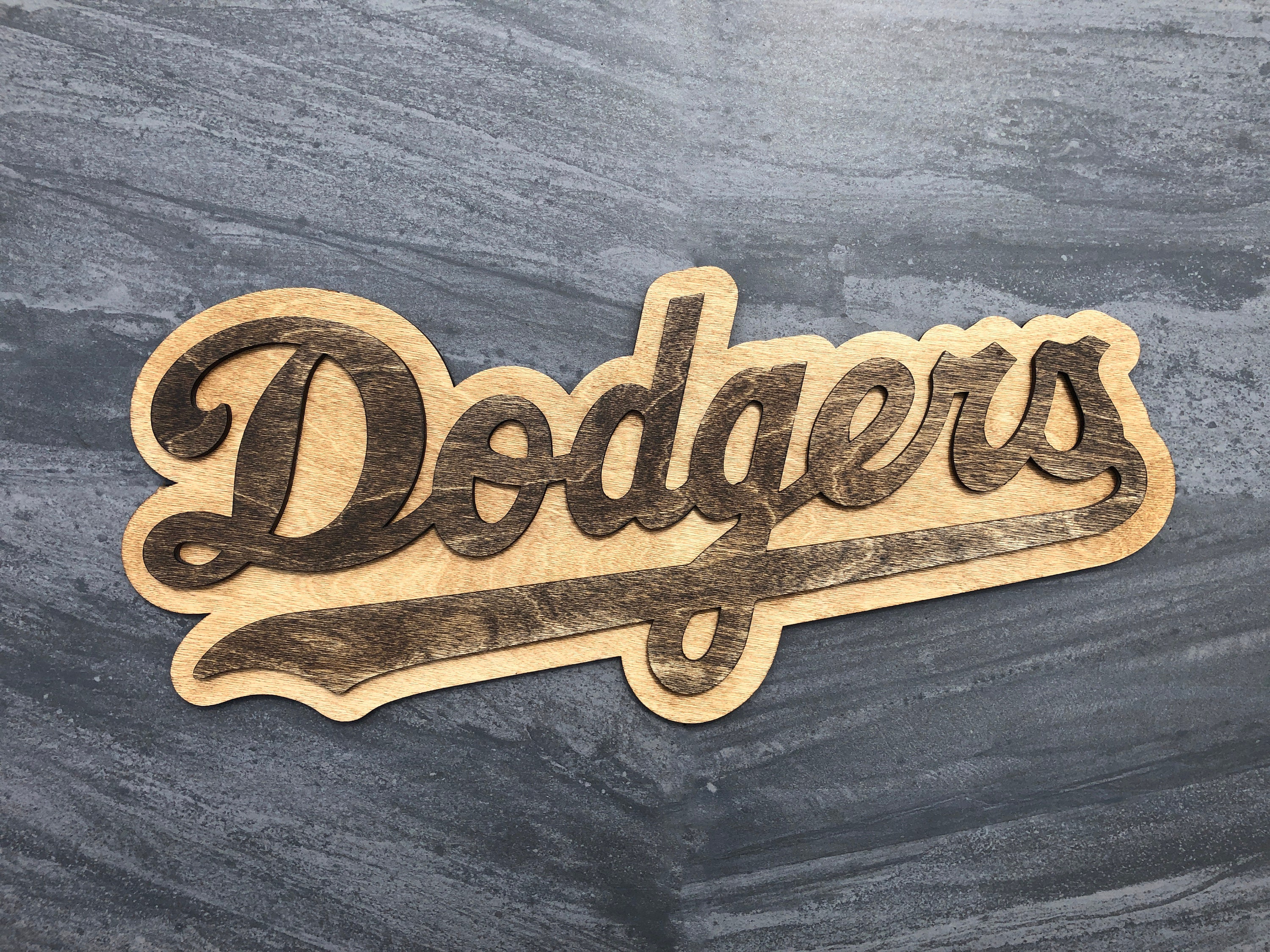 Los Angeles Dodgers Wood Sign | Etsy