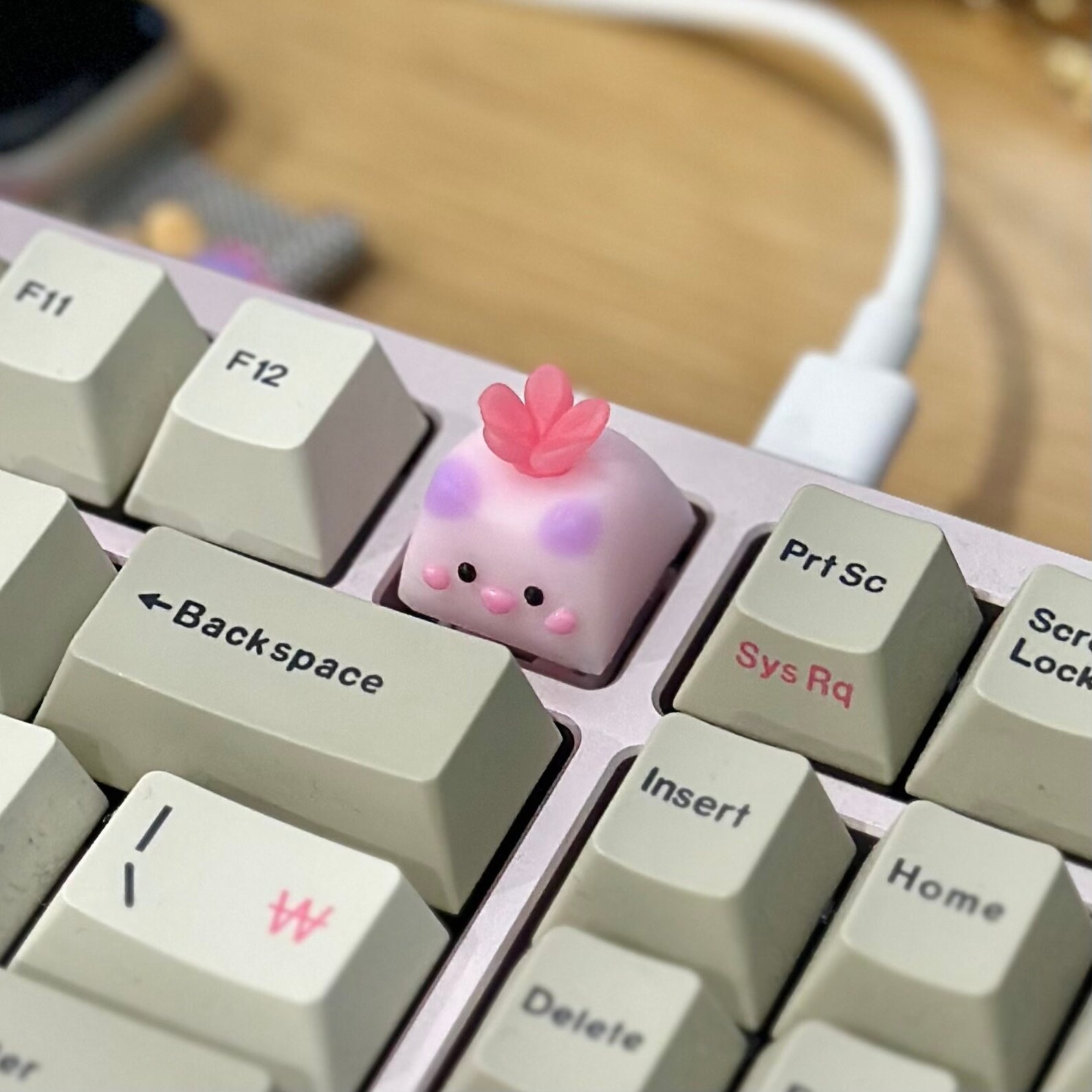 Handmade Artisan Keycap Cute Cat Kawaii Mechanical Keycap - Etsy