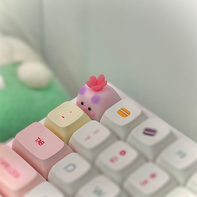Handmade Artisan Keycap Cute Cat Kawaii Mechanical Keycap - Etsy
