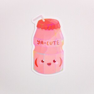 Cute Yakult Yacute Premium Sticker Large Vinyl Waterproof - Etsy Australia