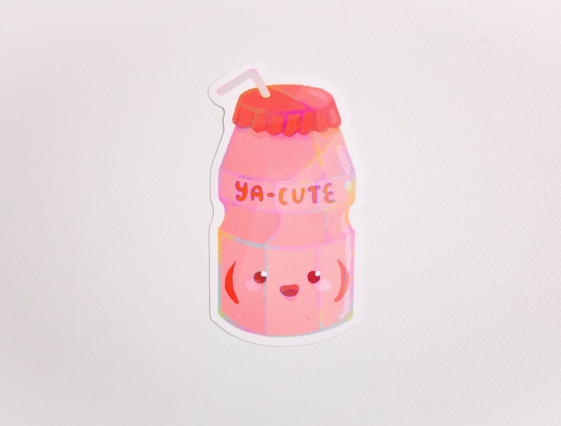 Cute Yakult Yacute Premium Sticker Large Vinyl Waterproof - Etsy Australia