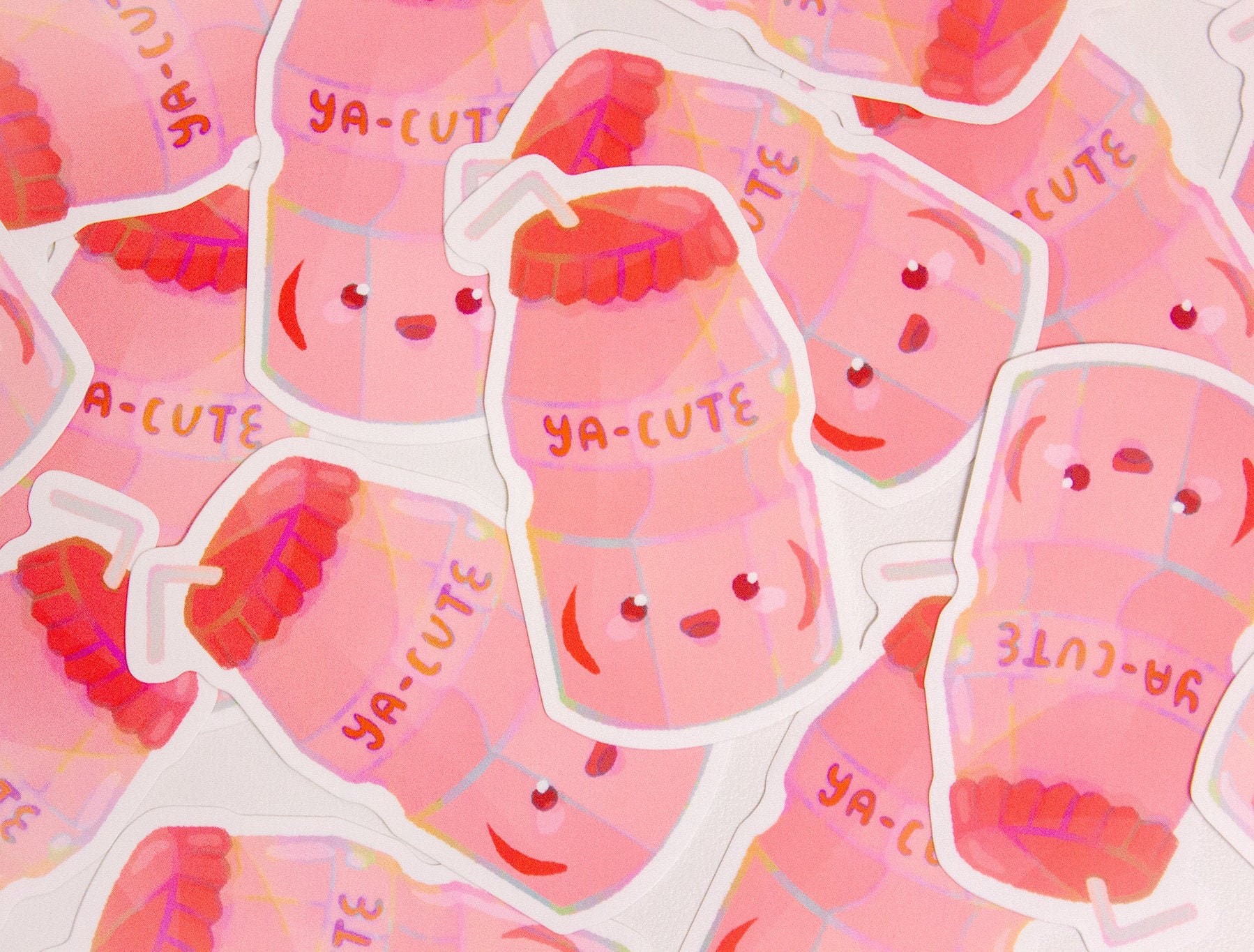 Cute Yakult Yacute Premium Sticker Large Vinyl Waterproof - Etsy Australia