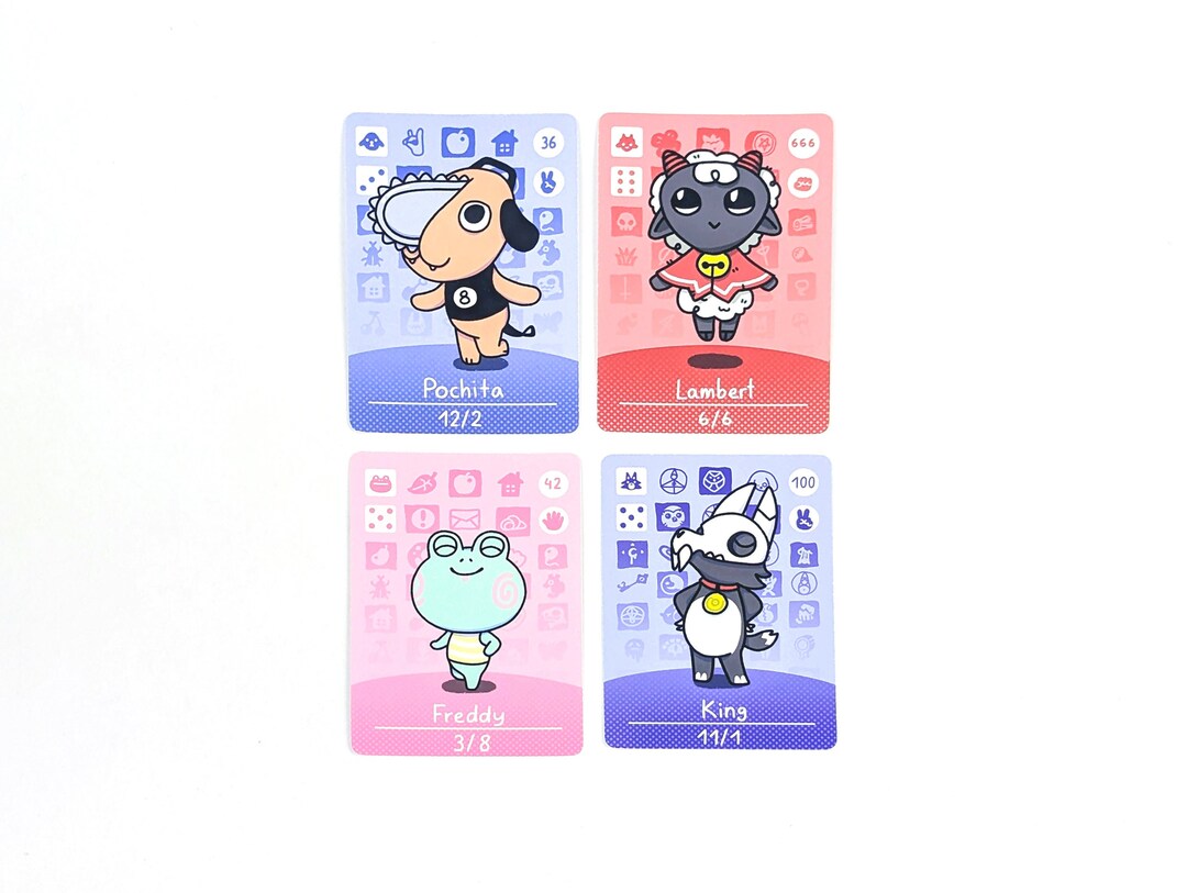 Cute Animals Trading Card Designs - Etsy