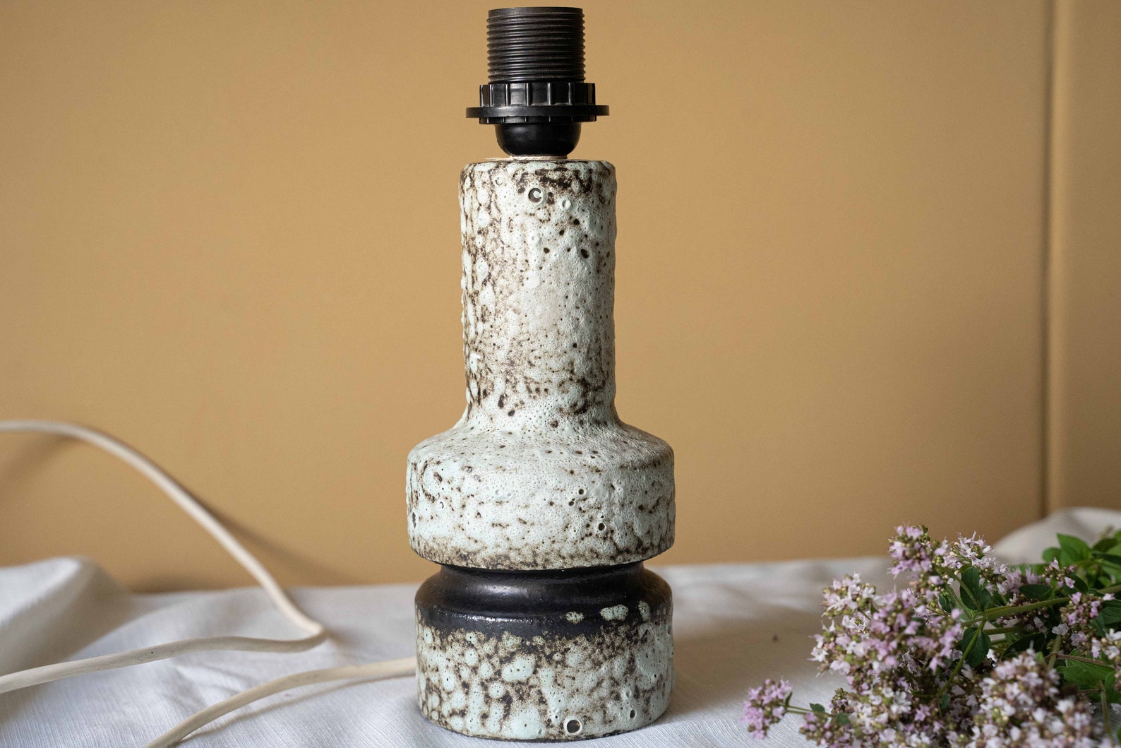 Vintage Ceramic Lamp Base Table Desk Lamp Pieter Groeneveldt - Etsy
