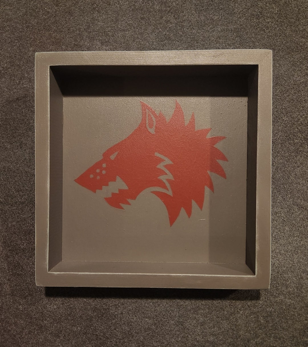 Space Wolves Space Marine Legion Hand Painted Dice Tray 8" X 8" Battle ...