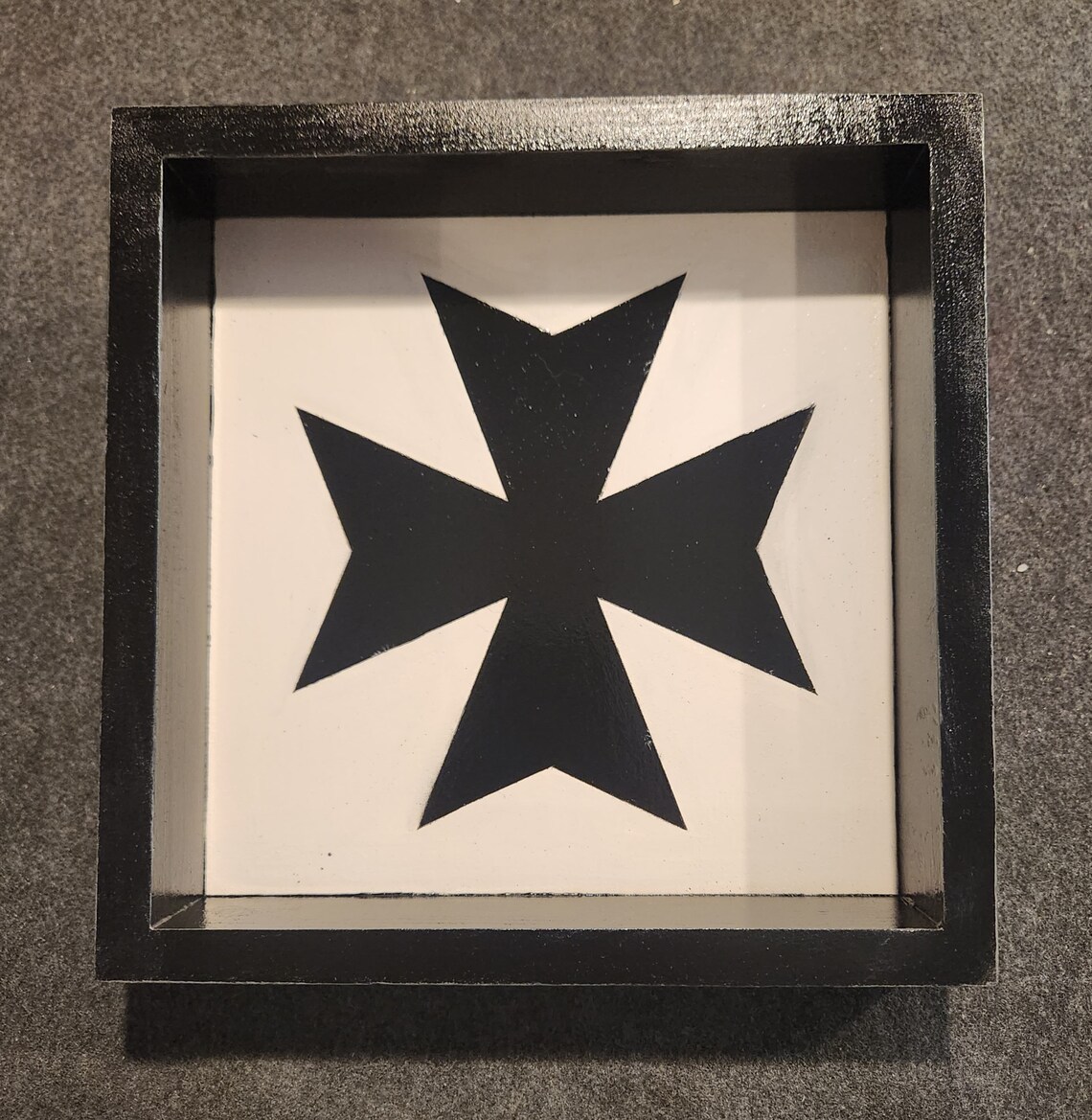 Black Templars Space Marine Hand Painted Dice Tray 8 X 8 Battle Size ...