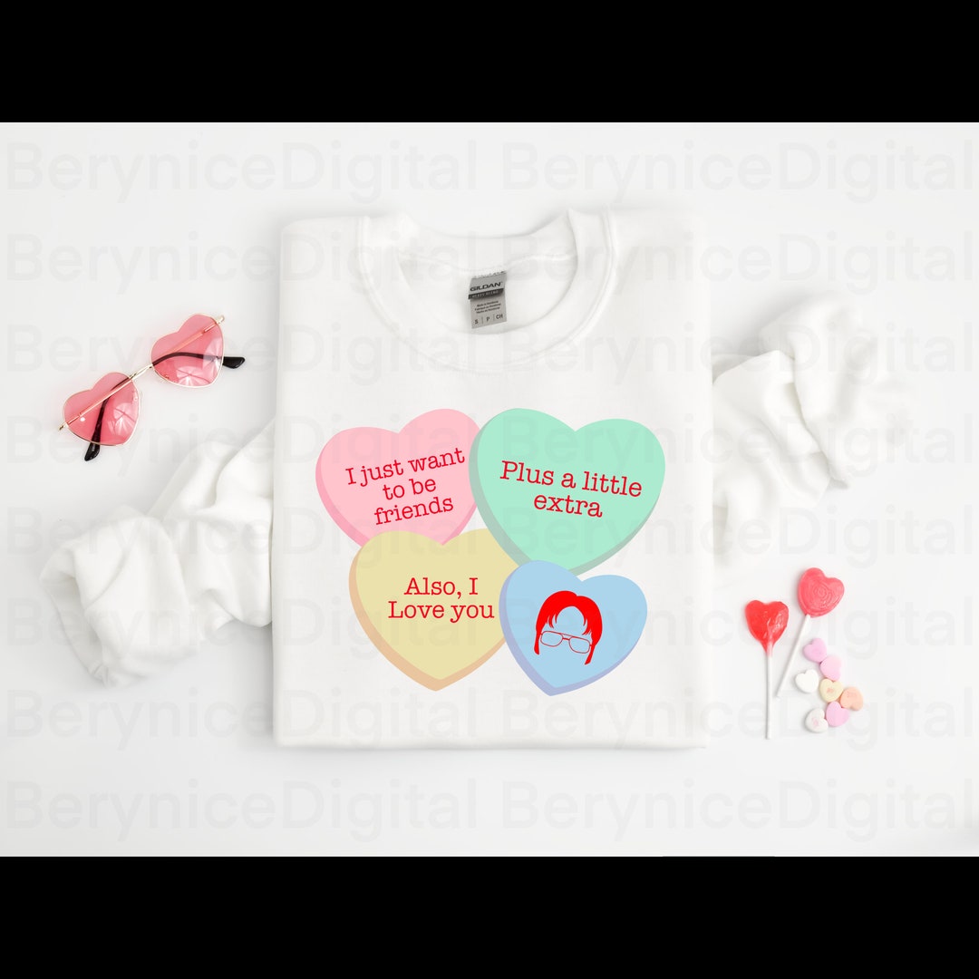 Dwight Heart Candy PNG - Etsy