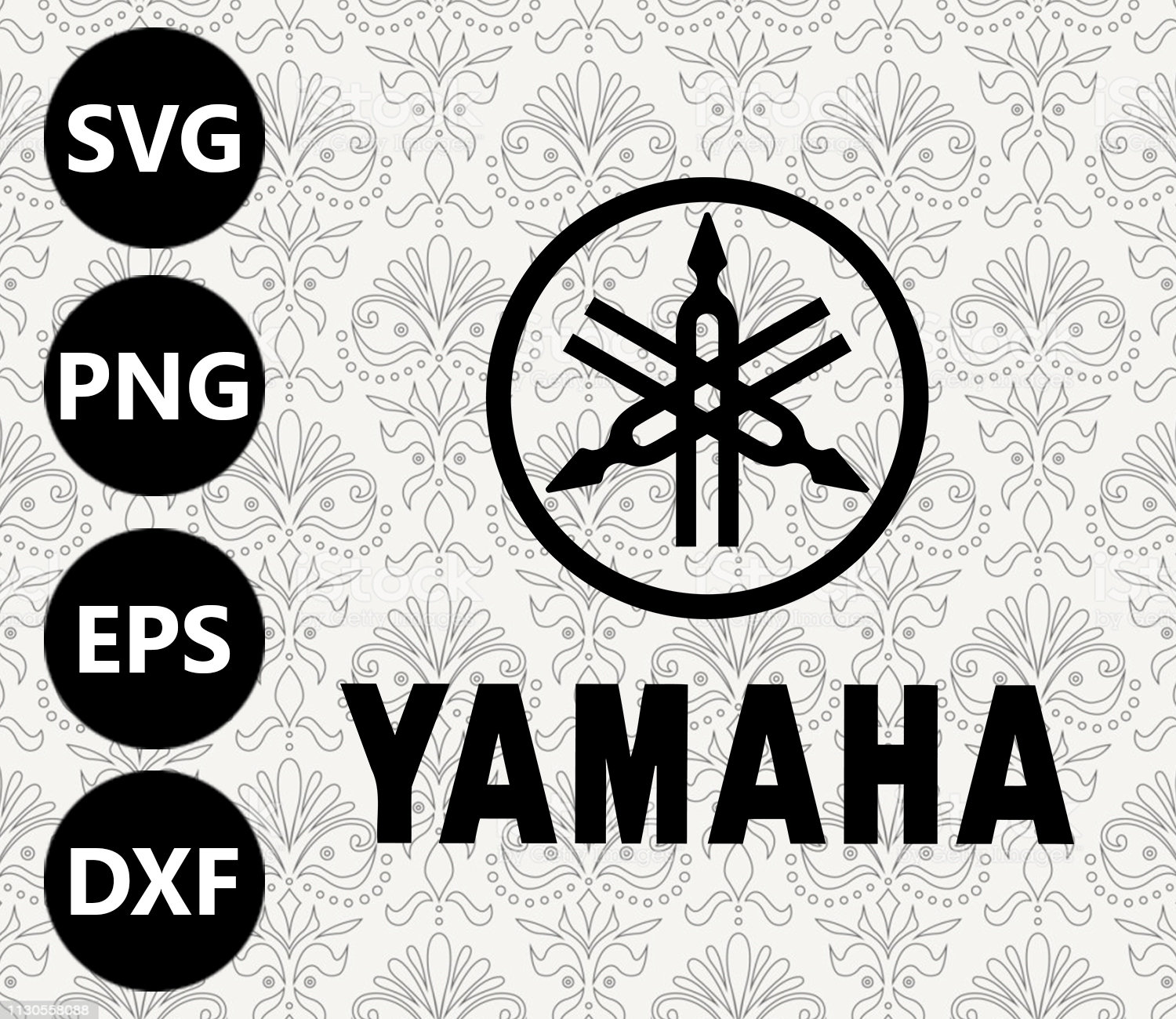 Yamaha Motors Logo Silhouette Clipart Vector Svg File for Cutting With ...