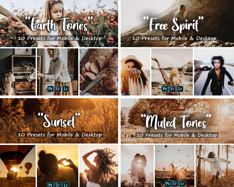 ALL-IN 1 Photo Presets Bundle A Complete Shop Collection | Etsy
