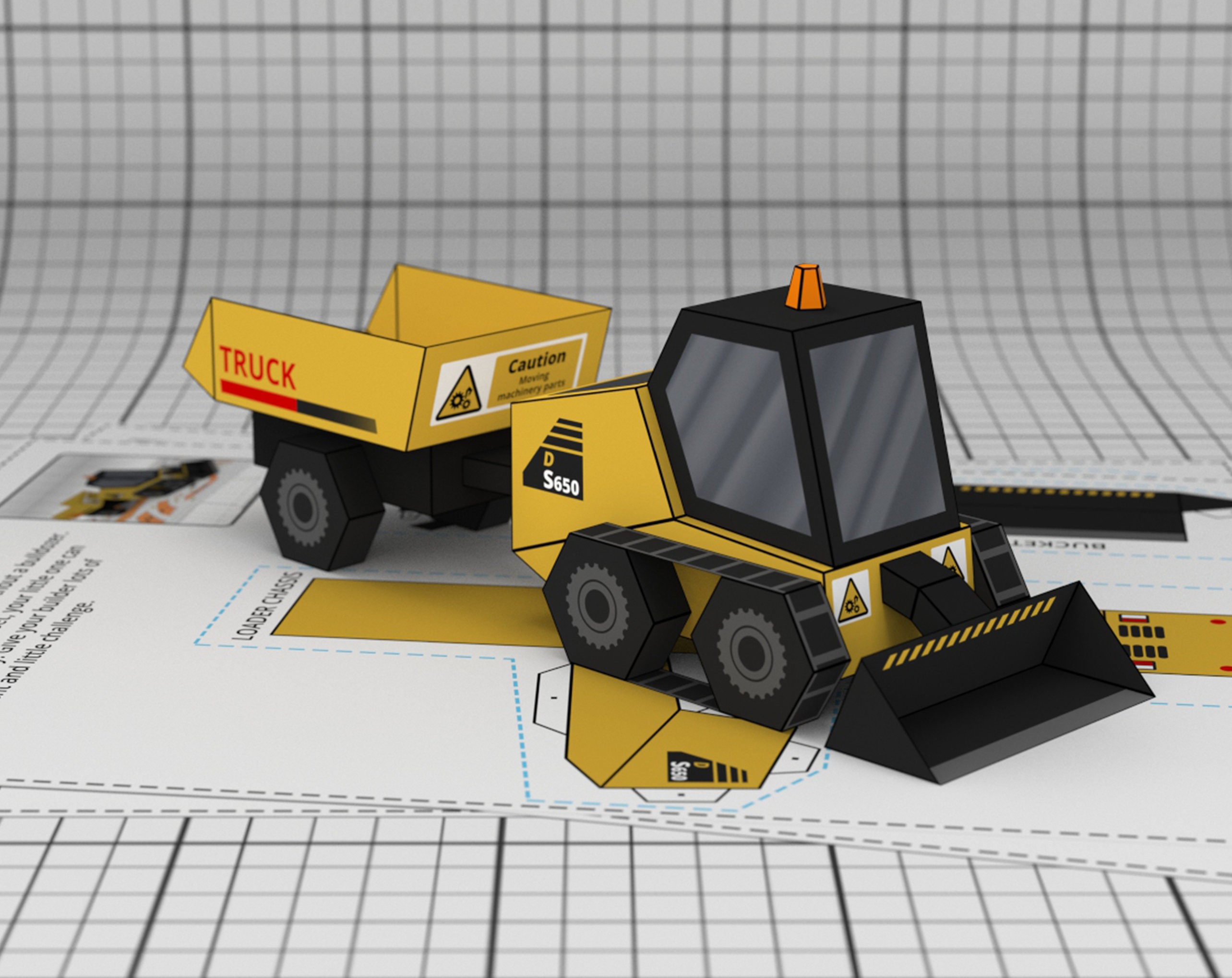 Printable Paper Model Kits