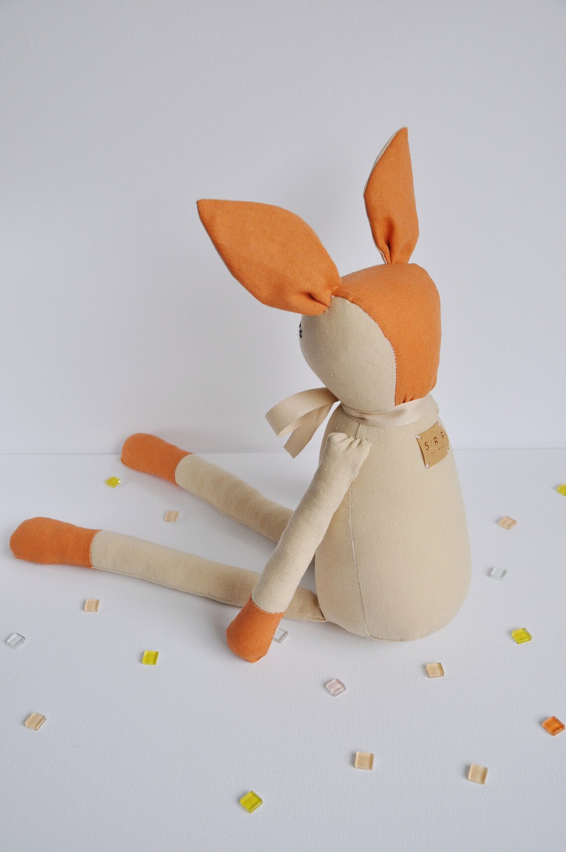 READY TO SHIP Soft Linen Fawn Toy Stuffed Animal Deer Doll - Etsy