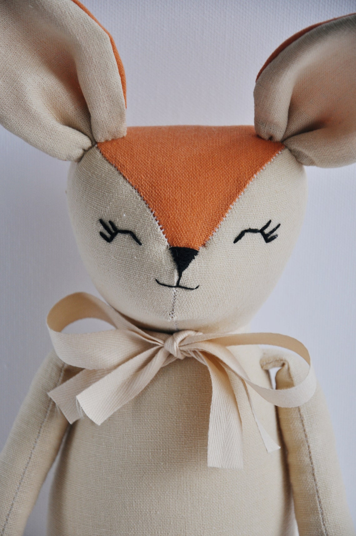 READY TO SHIP Soft Linen Fawn Toy Stuffed Animal Deer Doll - Etsy