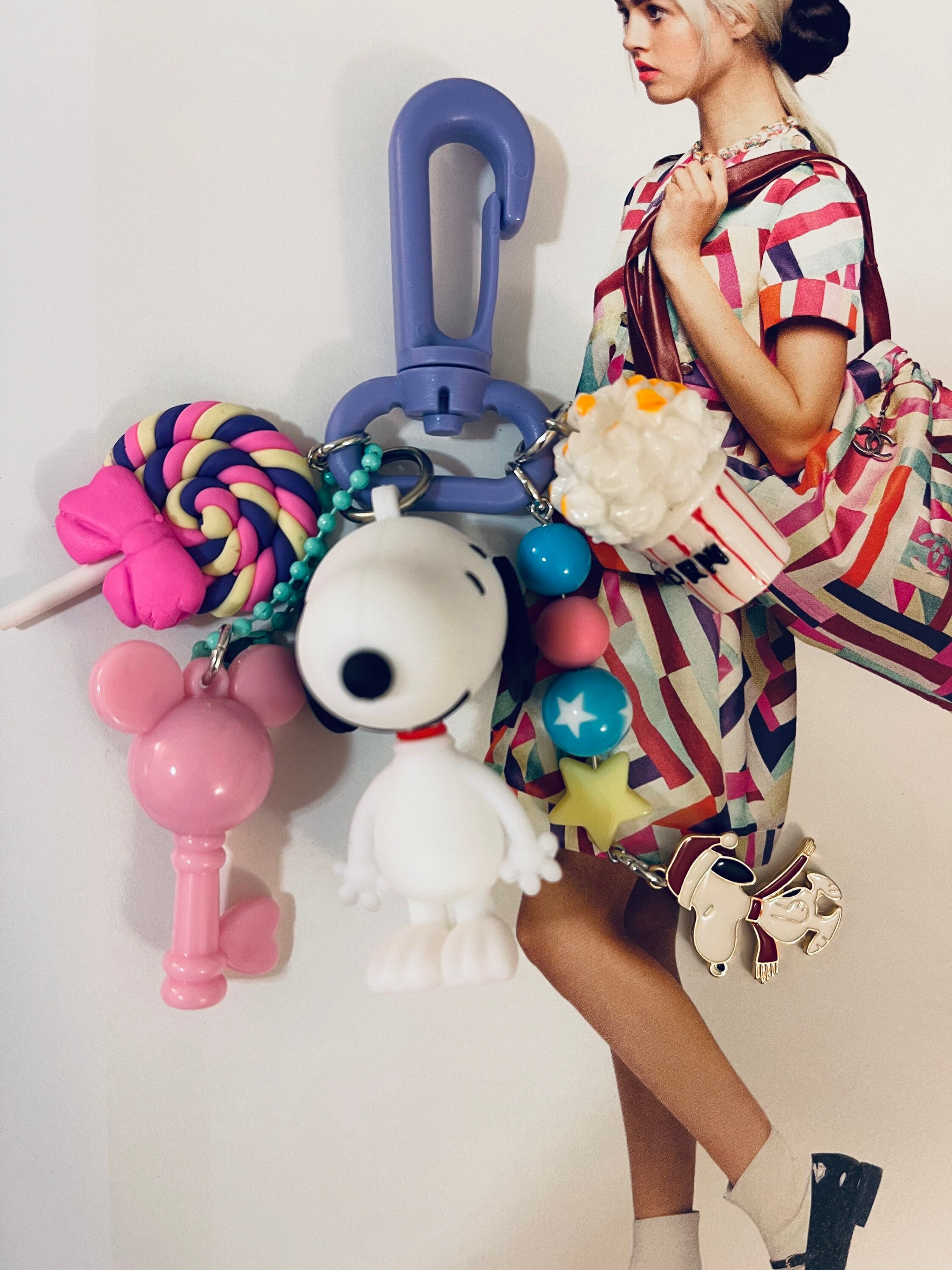 Snoopy Charlie Brown Keyring (bag Charm& Key Chain) - Etsy