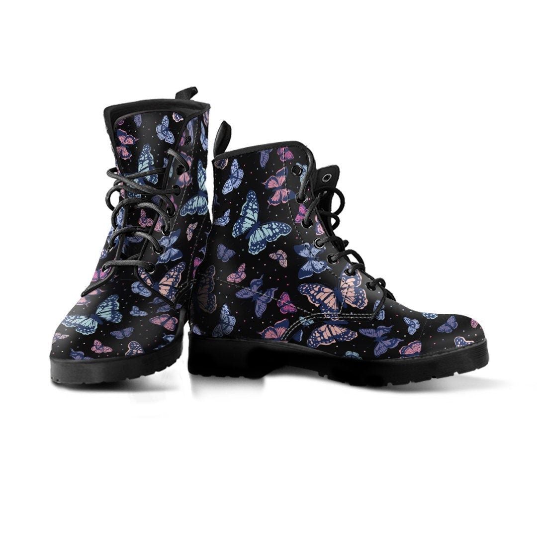 Cool Butterfly Boots, Butterfly Shoes, Women's Boots, Vegan Leather ...