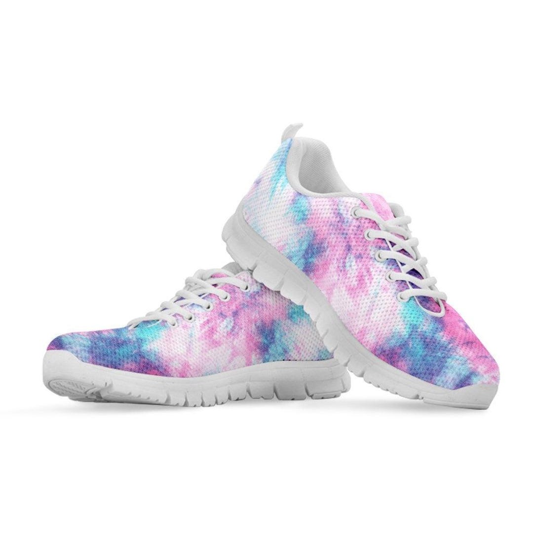 Blue Pink Cotton Candy Sneakers Best Shoes Custom Name Shoes Running ...