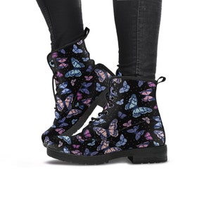 Cool Butterfly Boots, Butterfly Shoes, Women's Boots, Vegan Leather ...