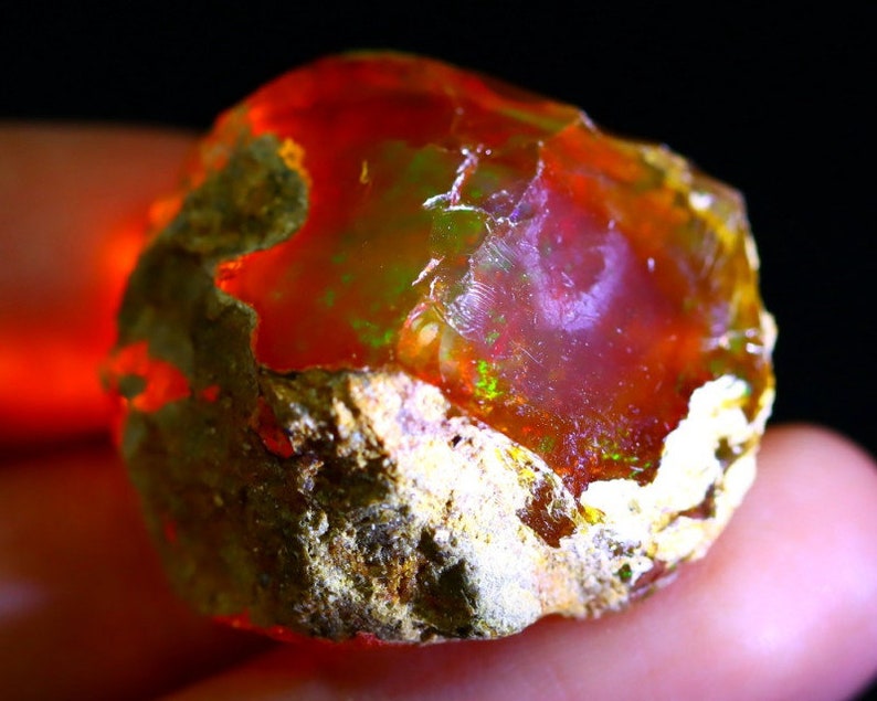 Jewelry Making & Beading 52Ct Flash Fire Rough Ethiopian Delanta ...