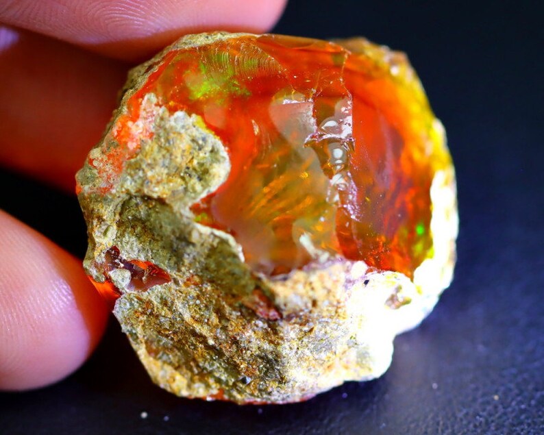 Jewelry Making & Beading 52Ct Flash Fire Rough Ethiopian Delanta ...