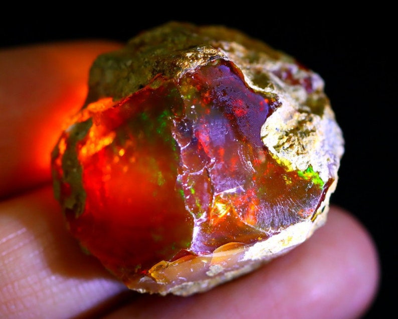 Jewelry Making & Beading 52Ct Flash Fire Rough Ethiopian Delanta ...