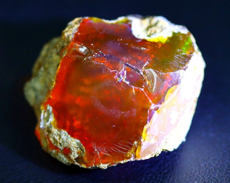 Jewelry Making & Beading 52Ct Flash Fire Rough Ethiopian Delanta ...