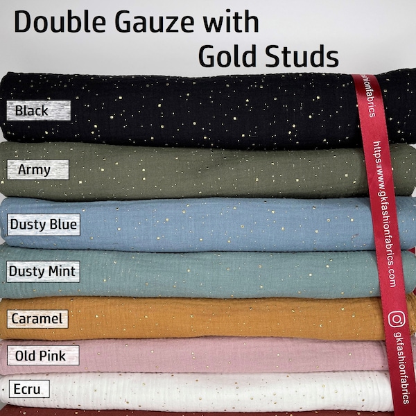 Gold Studs for Fabric - Etsy
