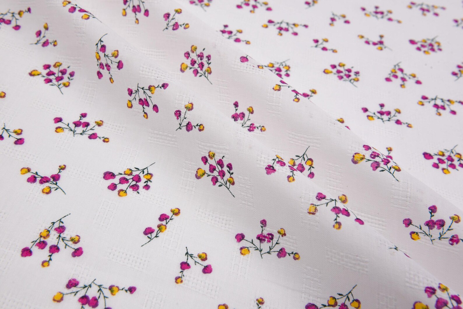 Cotton Lawn Dobby Blush Berry Print Fabric, Cotton Lawn, Spring Dresses ...