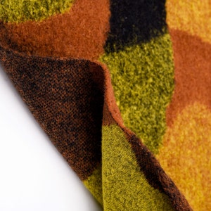 Boiled Wool Jacquard Irregular Dots Pattern Fabric/ Made by Merino Wool ...