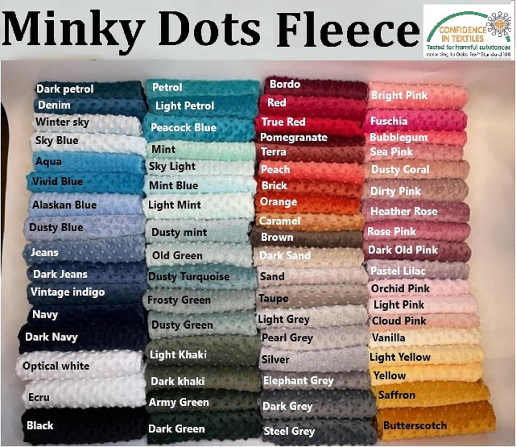 Minky Dimple Dots Fleece Fabric Nippy Fleece , Soft Minky Dots - Etsy ...