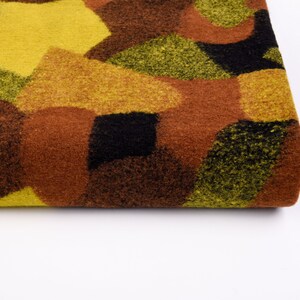 Boiled Wool Jacquard Irregular Dots Pattern Fabric/ Made by Merino Wool ...