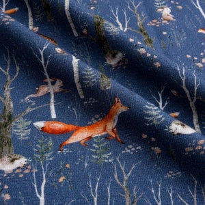 Alpine Fleece Forest Print Fabric- 5000, Alpine Fleece , Sweatshirt ...