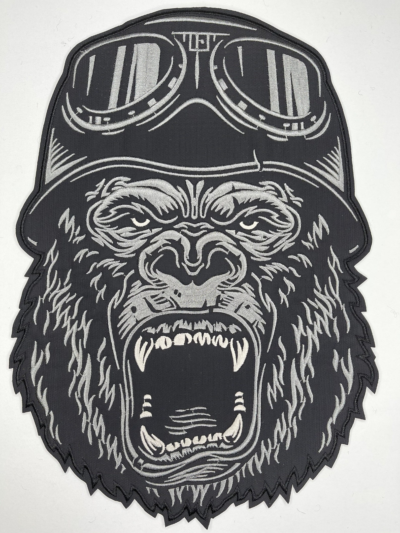 Gorilla Embroidery Patch, Gorilla Patch. Jacket Patch, Feather Patch ...