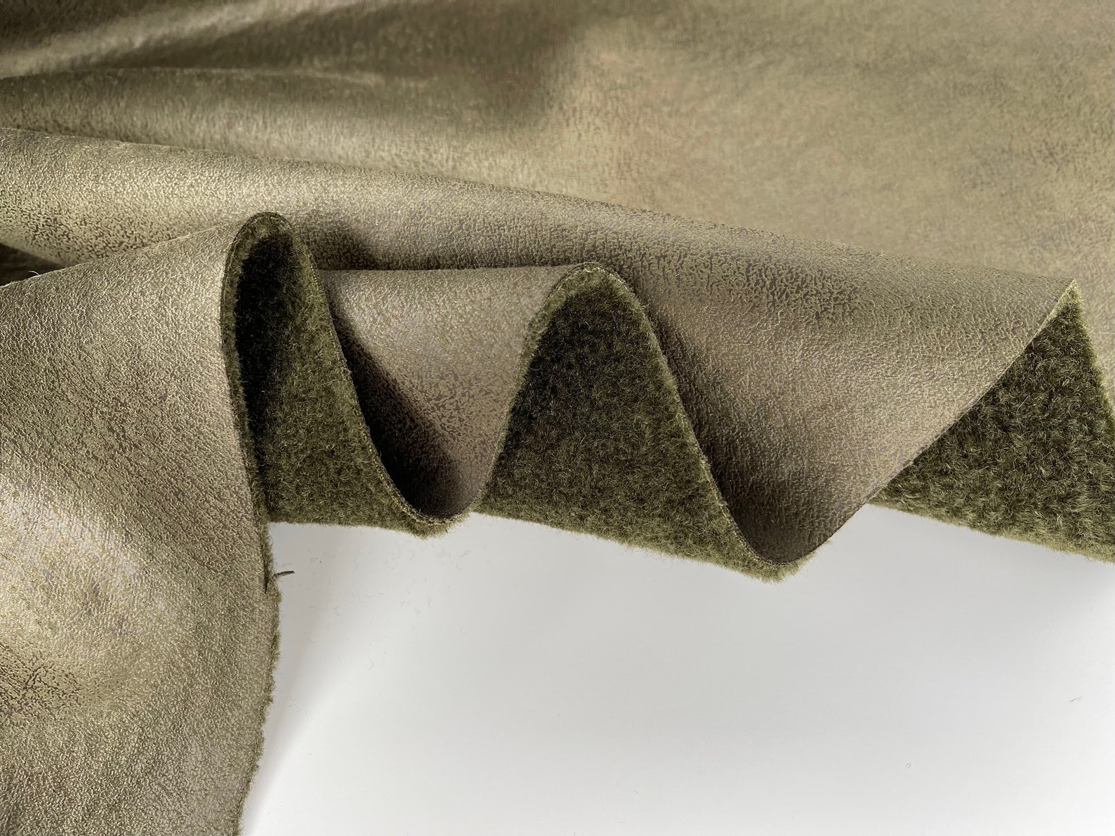 Luxury Thick Bonded Faux Suede Fabric 9385 ,jacket Fabric, Clothes ...