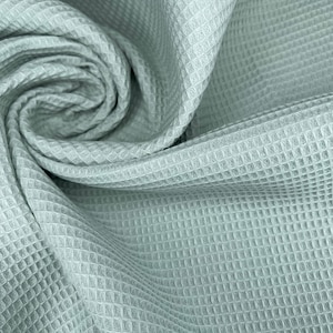Mini Waffle Fabric Cotton Fabric Sewing Project Turkish Cotton Waffle ...