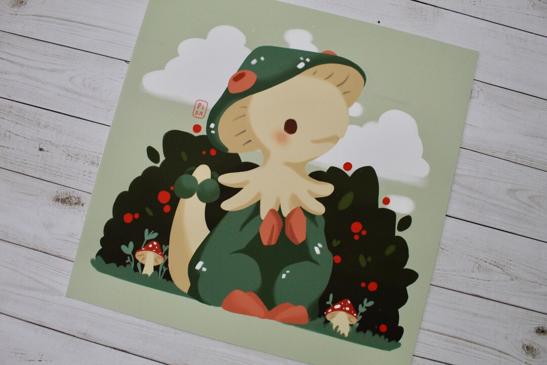 5x5 Breloom Print Cute PKMN Print Pokeprint Art - Etsy