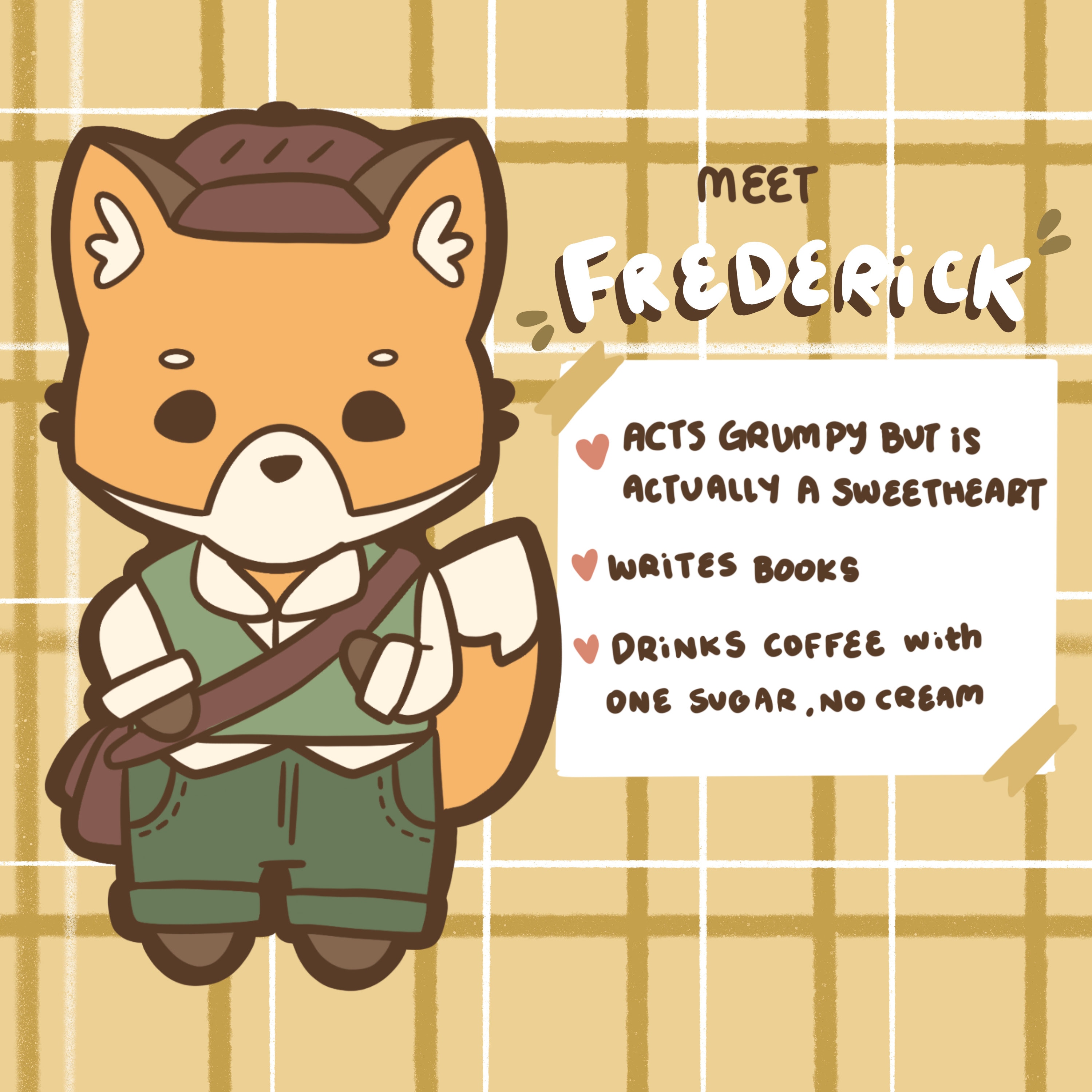 Frederick Fox Enamel Pin, Gift for Friends, Cottagecore Gift, Cute ...