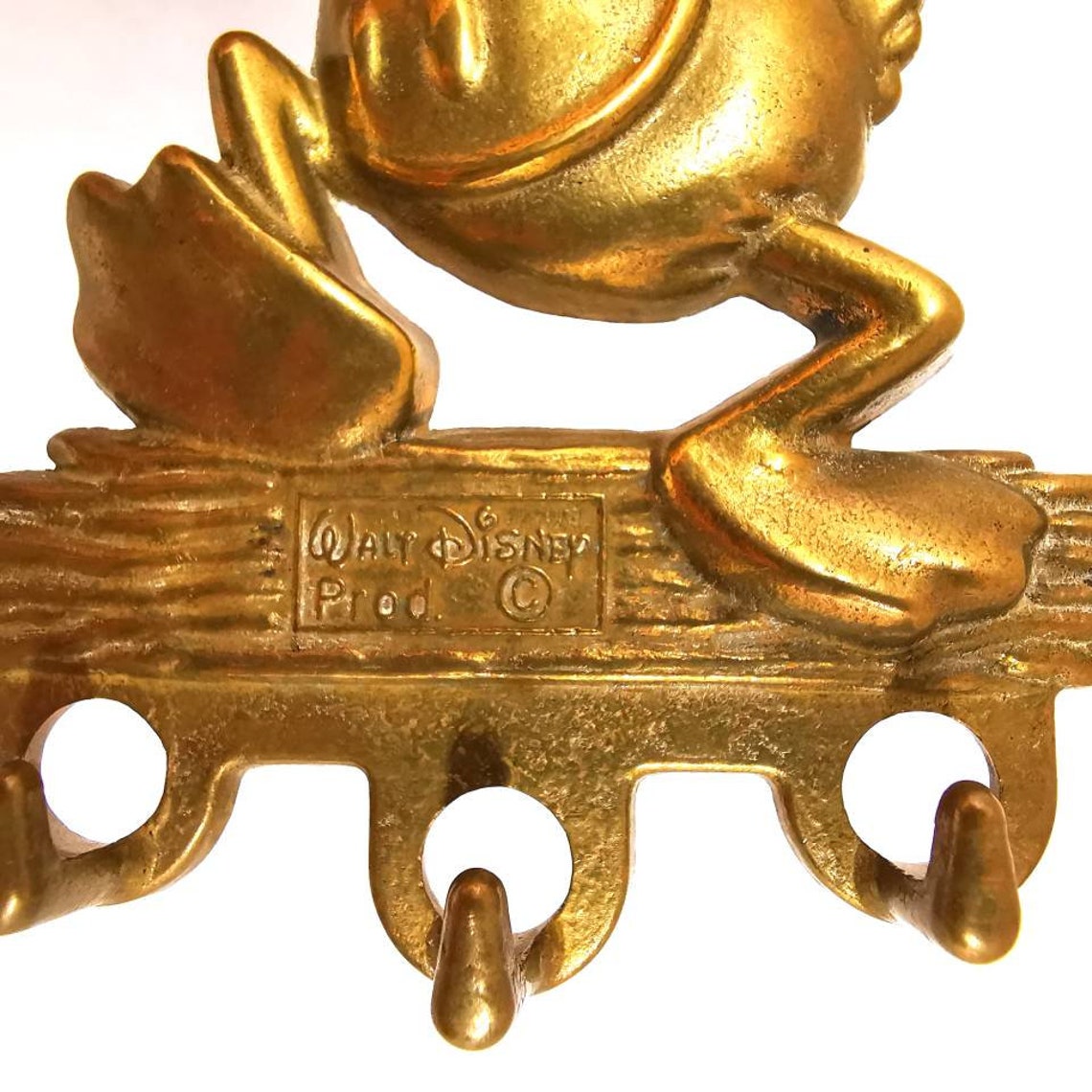 Vintage Walt Disney Donald Duck Brass Wall Rack / Key Rack / - Etsy
