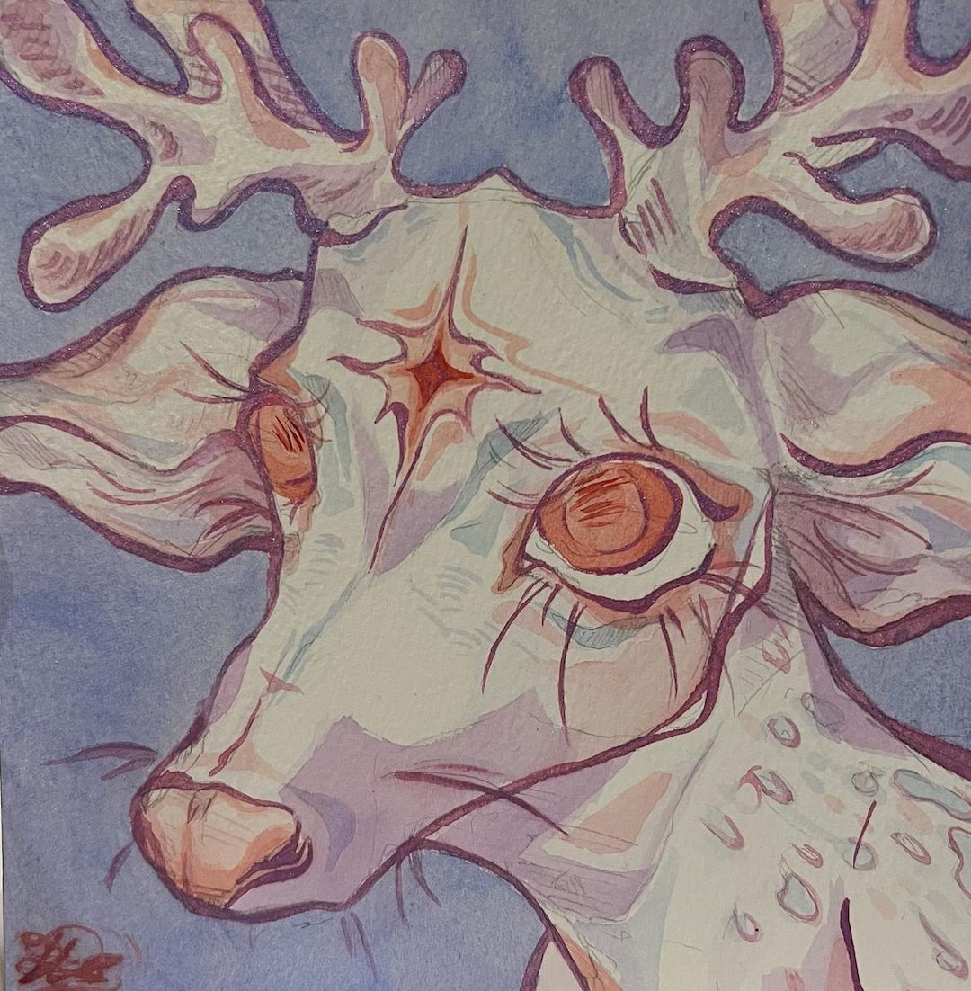 Angel Deer - Etsy