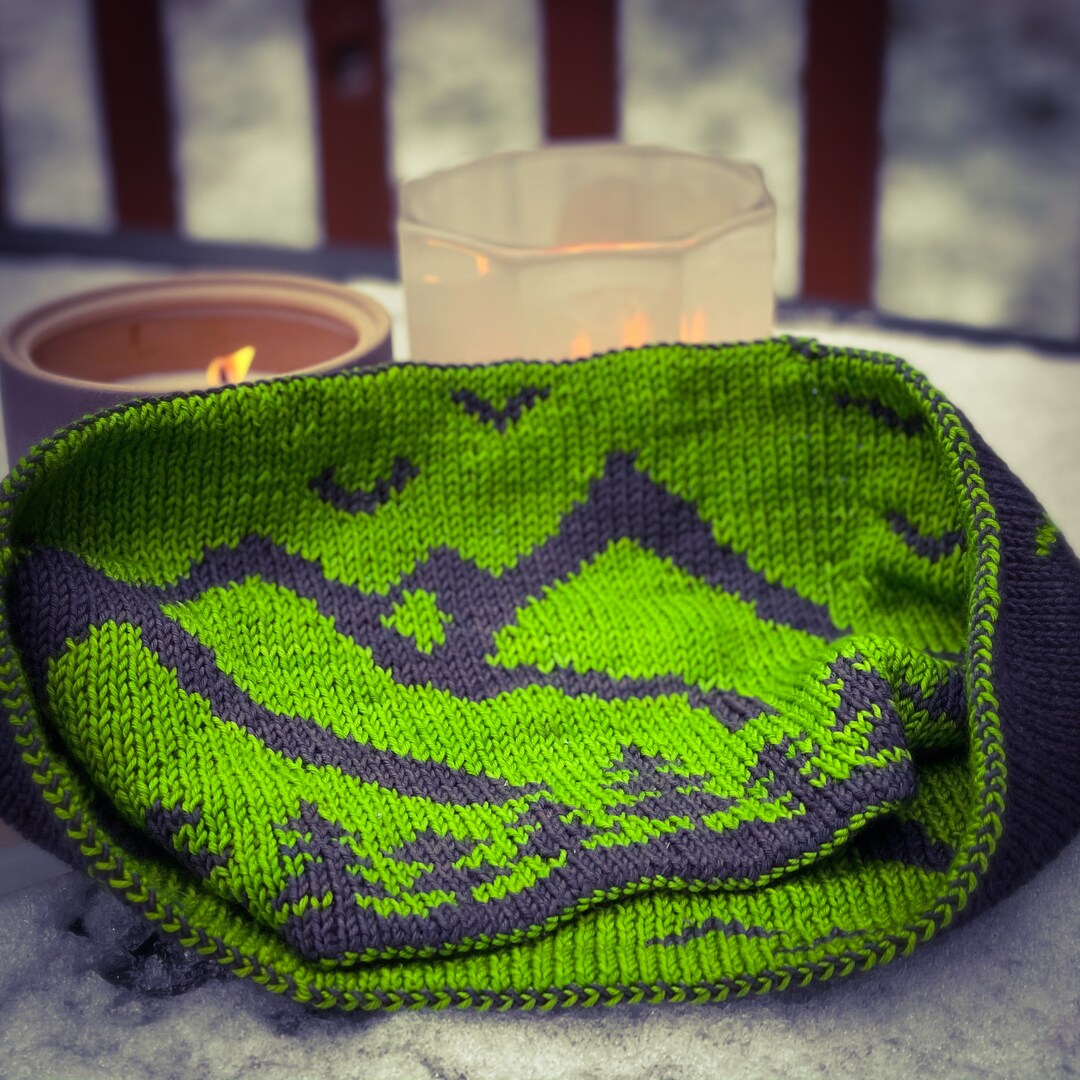 Hawk Mountain Double Knit Cowl PATTERN ONLY - Etsy