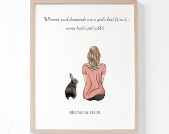 Rabbit Lover Gift - Etsy