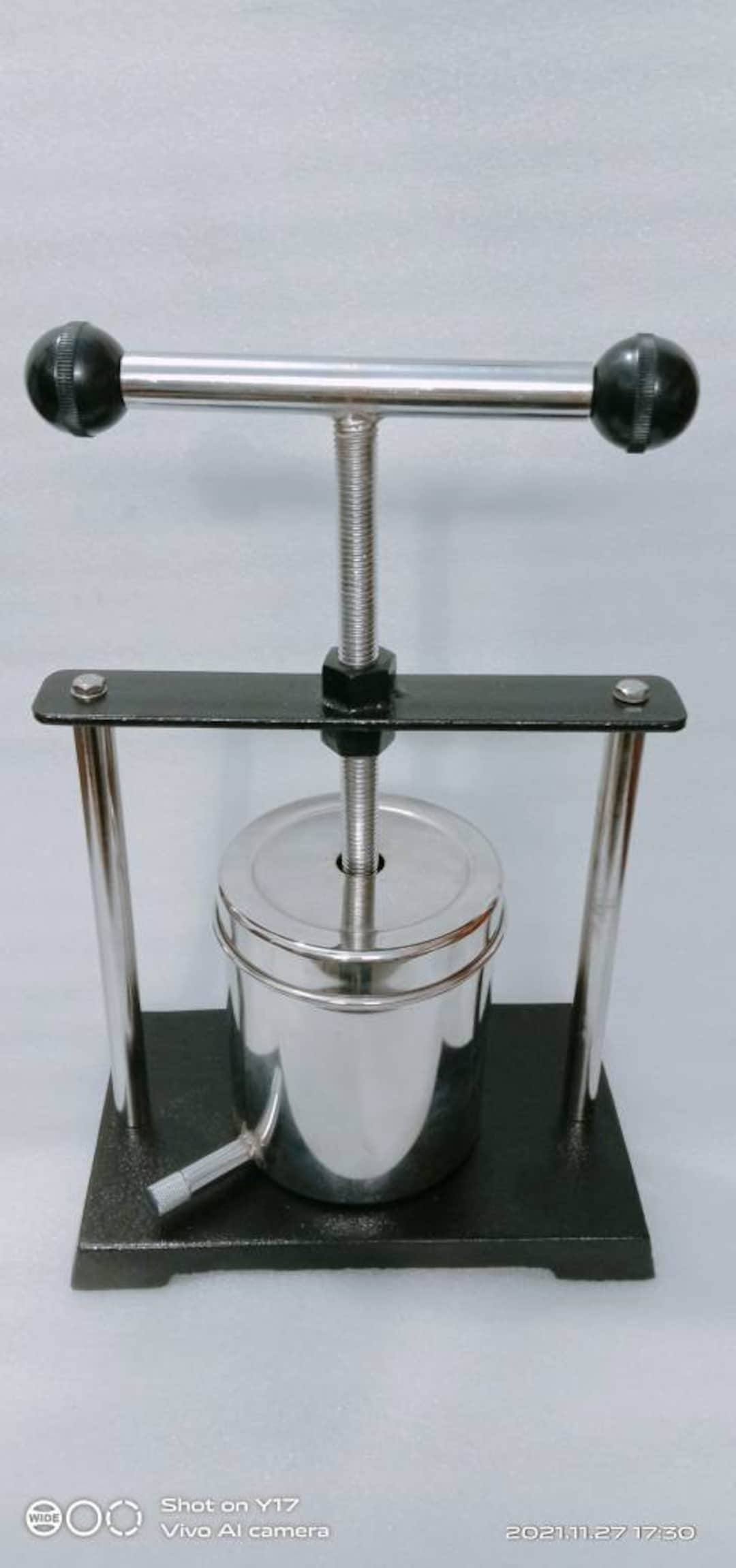 1 Letter Tincture Press Food Grade Parts Stainless Steel Fruit Wine ...