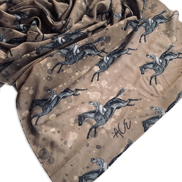 Horse Scarf - Etsy